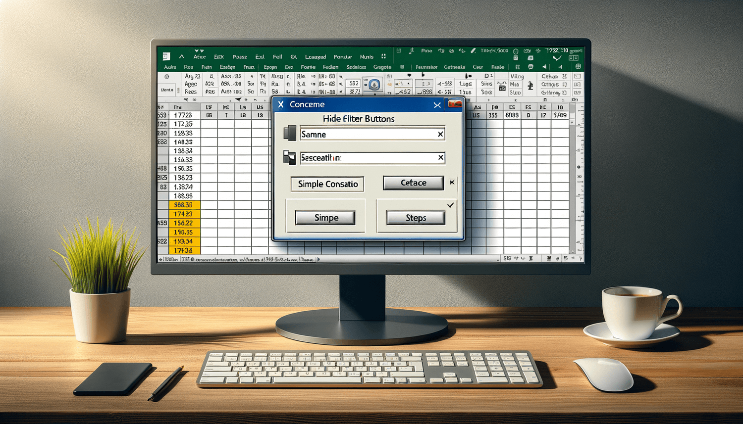 How To Hide Filter Buttons In Excel Learn Excel